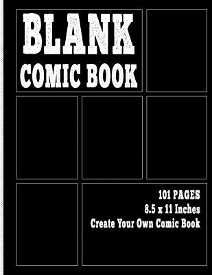 Blank Comic Book: 101 Pages, 8.5x11, Create Your Own Comics by Mighty ...